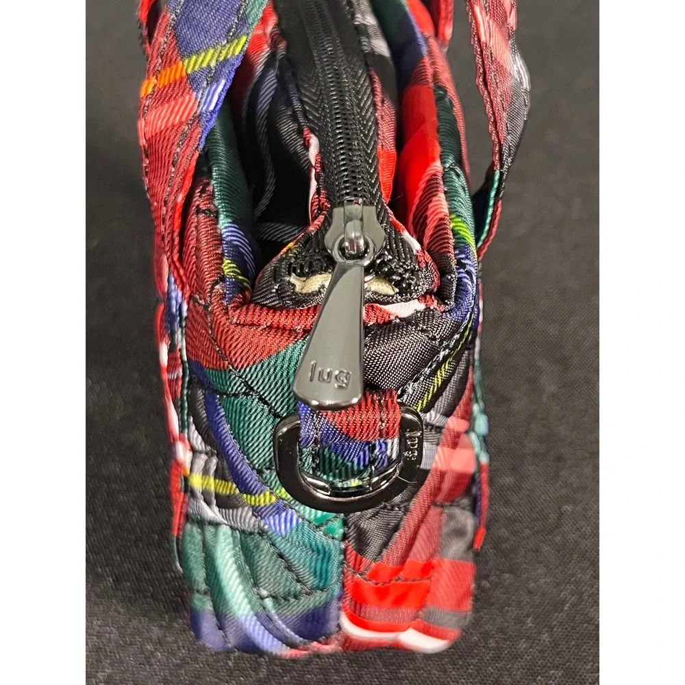 lug | Bags | Lug Gogo Mini Quilted Plaid Micro Tote Bag Charm Multi ...
